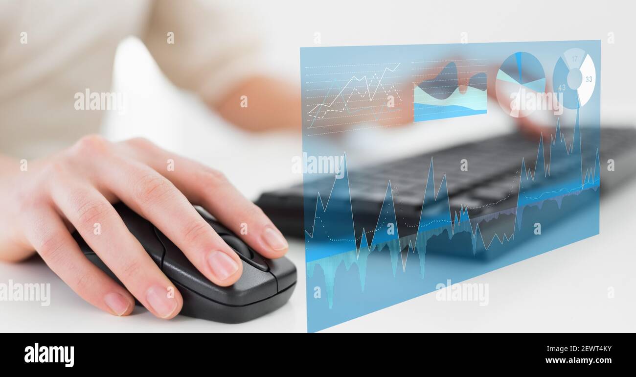 Woman computer it data hi-res stock photography and images - Alamy