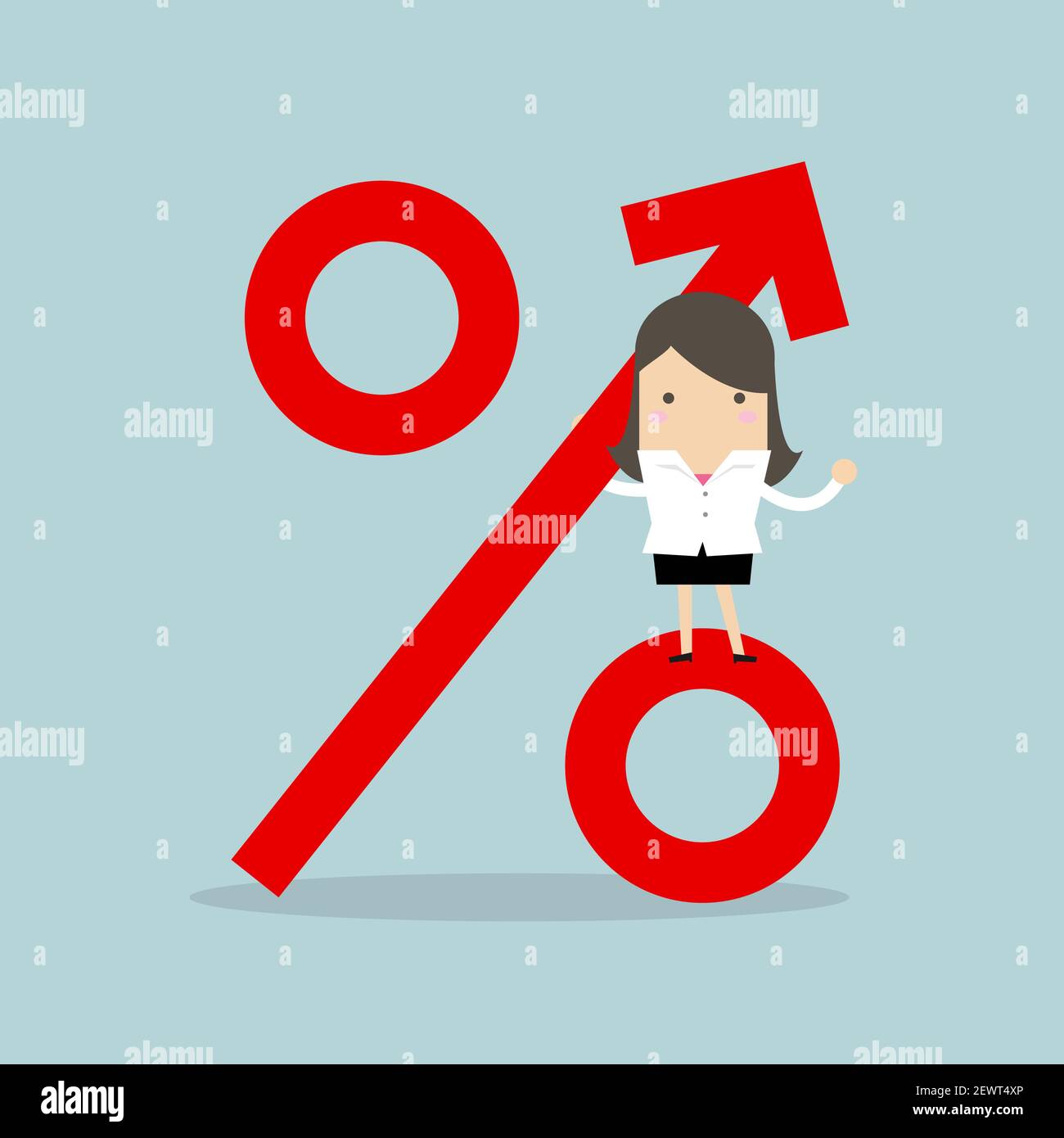 Percentage icon arrow on Stock Vector Images - Alamy