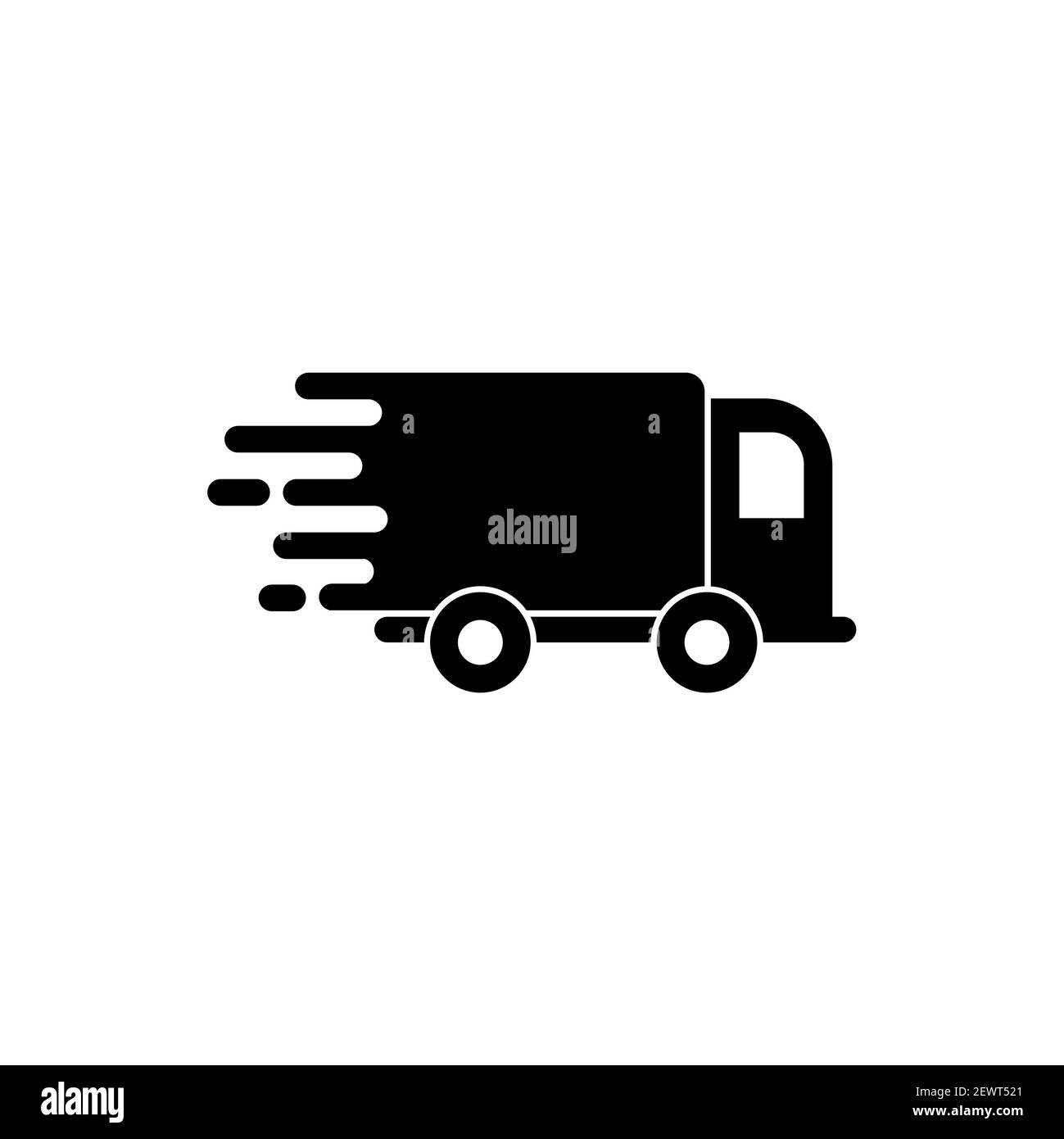 Postal parcel delivery truck Black and White Stock Photos & Images - Alamy