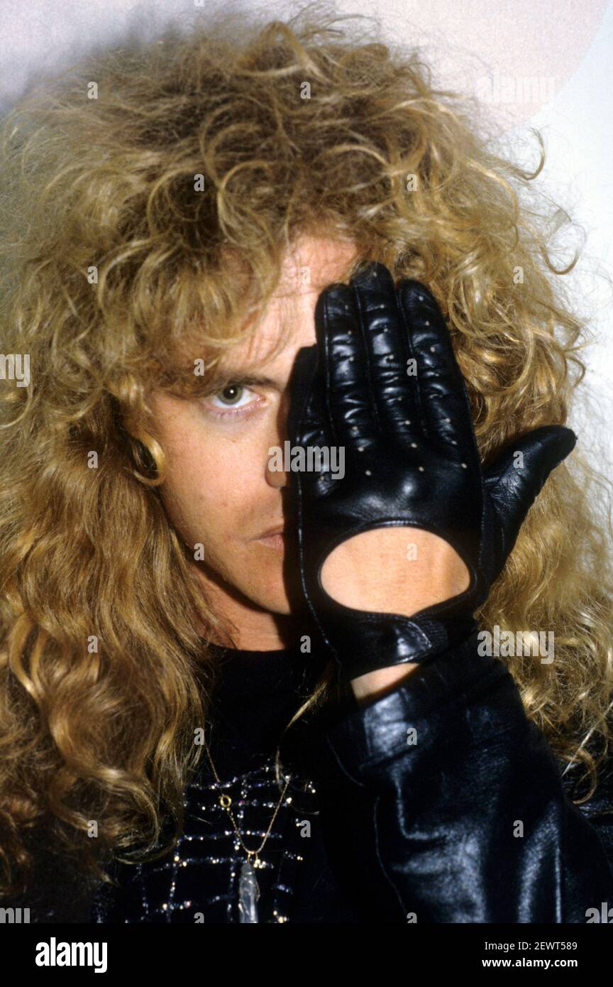 Midnight by Crimson Glory at a backstage photoshoot at Hammerswithh ...