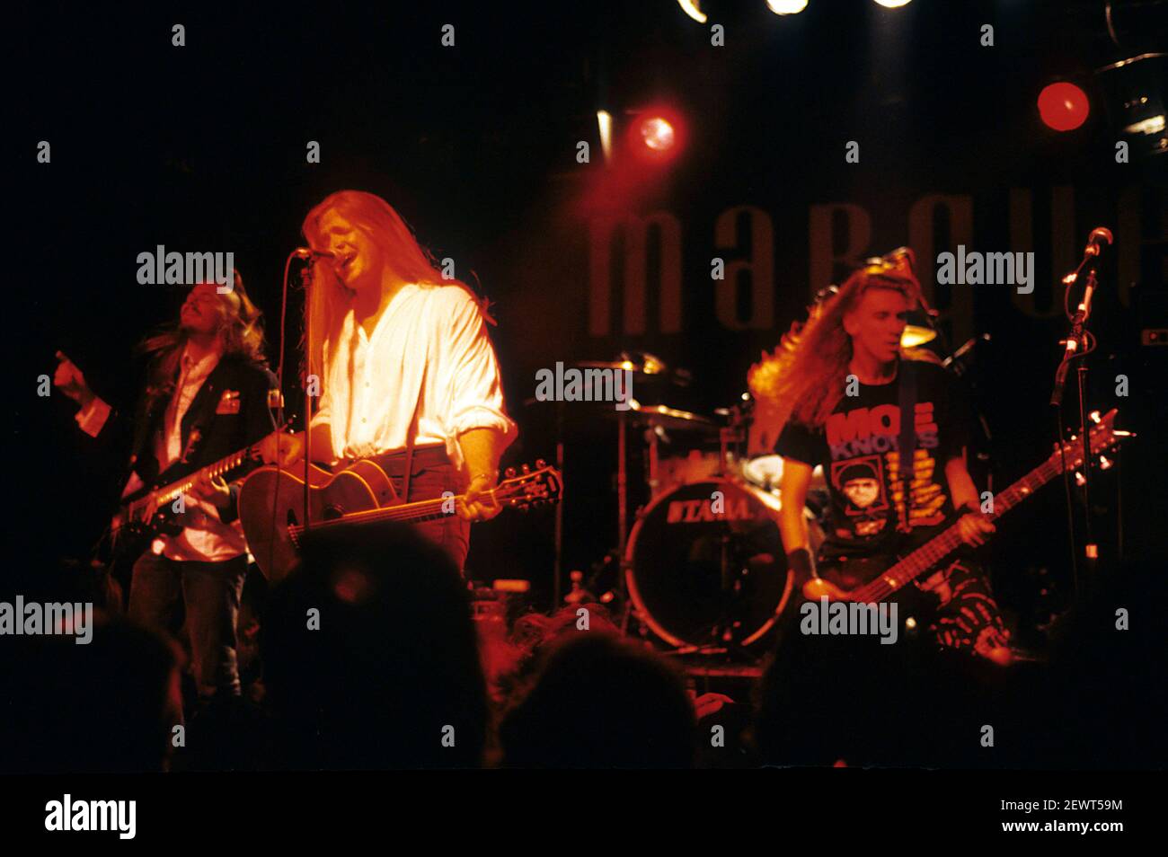 Dane Sonnier, Ben Huggins and Monty Colvin of the Galactic Cowboys live ...