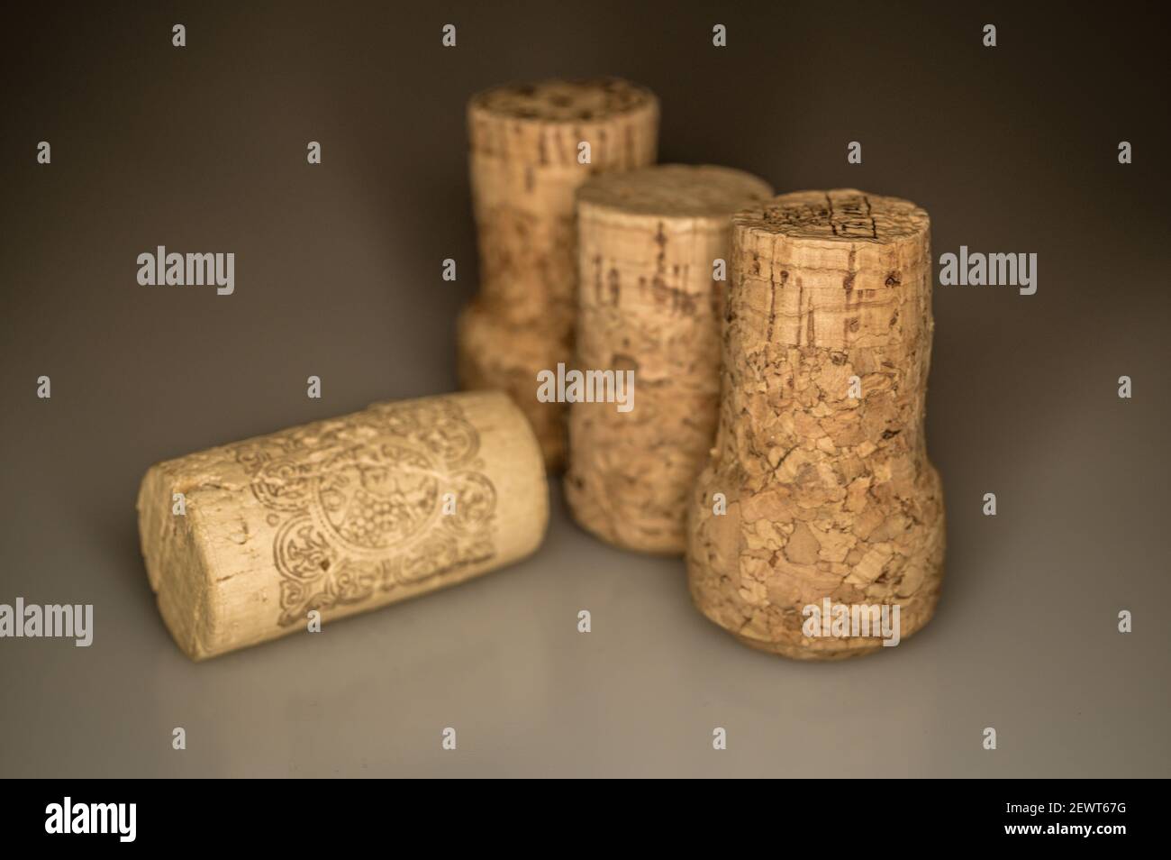 A closeup shot of wine corks Stock Photo - Alamy