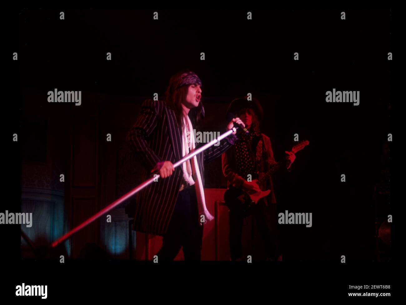 Spike and Guy Bailey from The Quireboys live at the Town & County Club ...