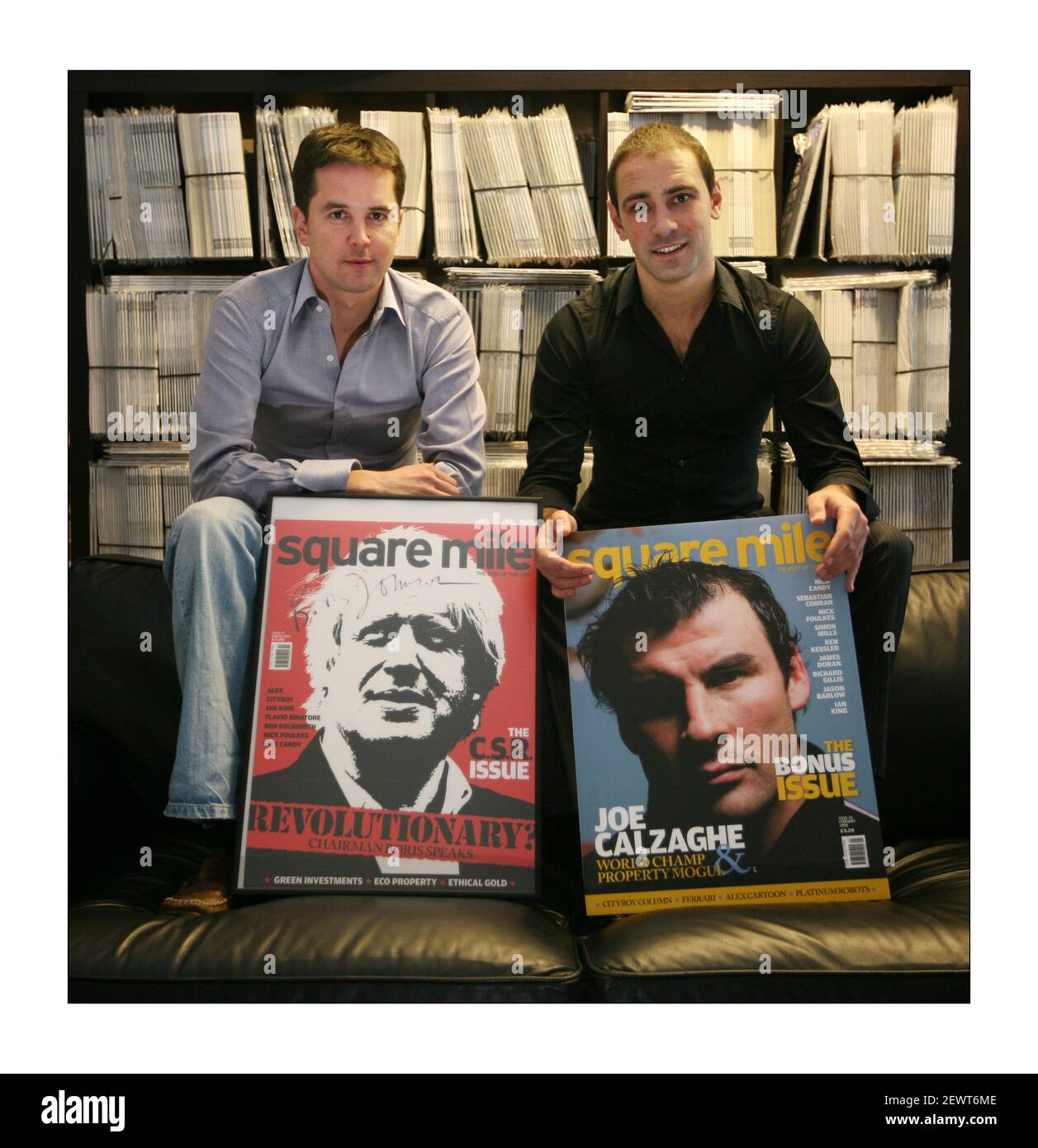 Stephen Murphy and Tim Slee, directors of Square Up Media.photograph by ...