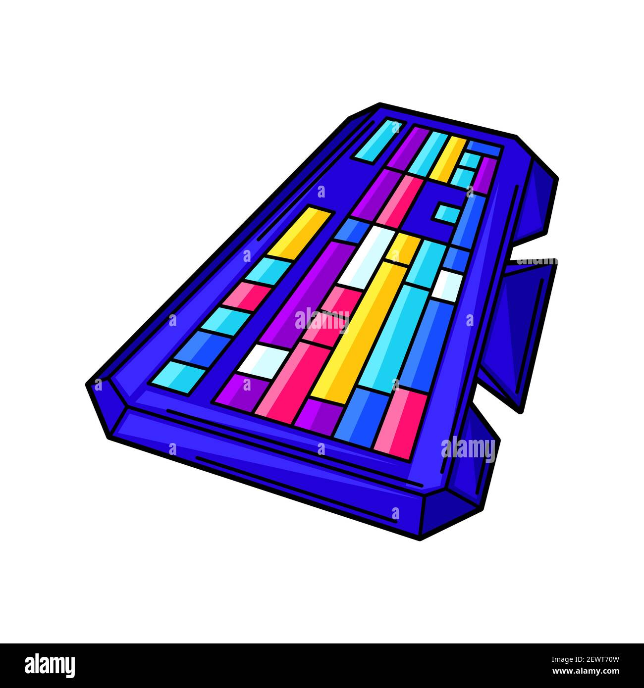 Cartoon keyboard player hi-res stock photography and images - Alamy