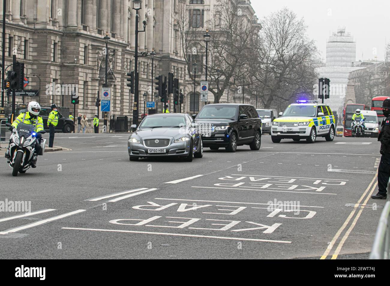 WESTMINSTER LONDON, UK 3 March 2021. Prime Minister Boris Johnson's ...