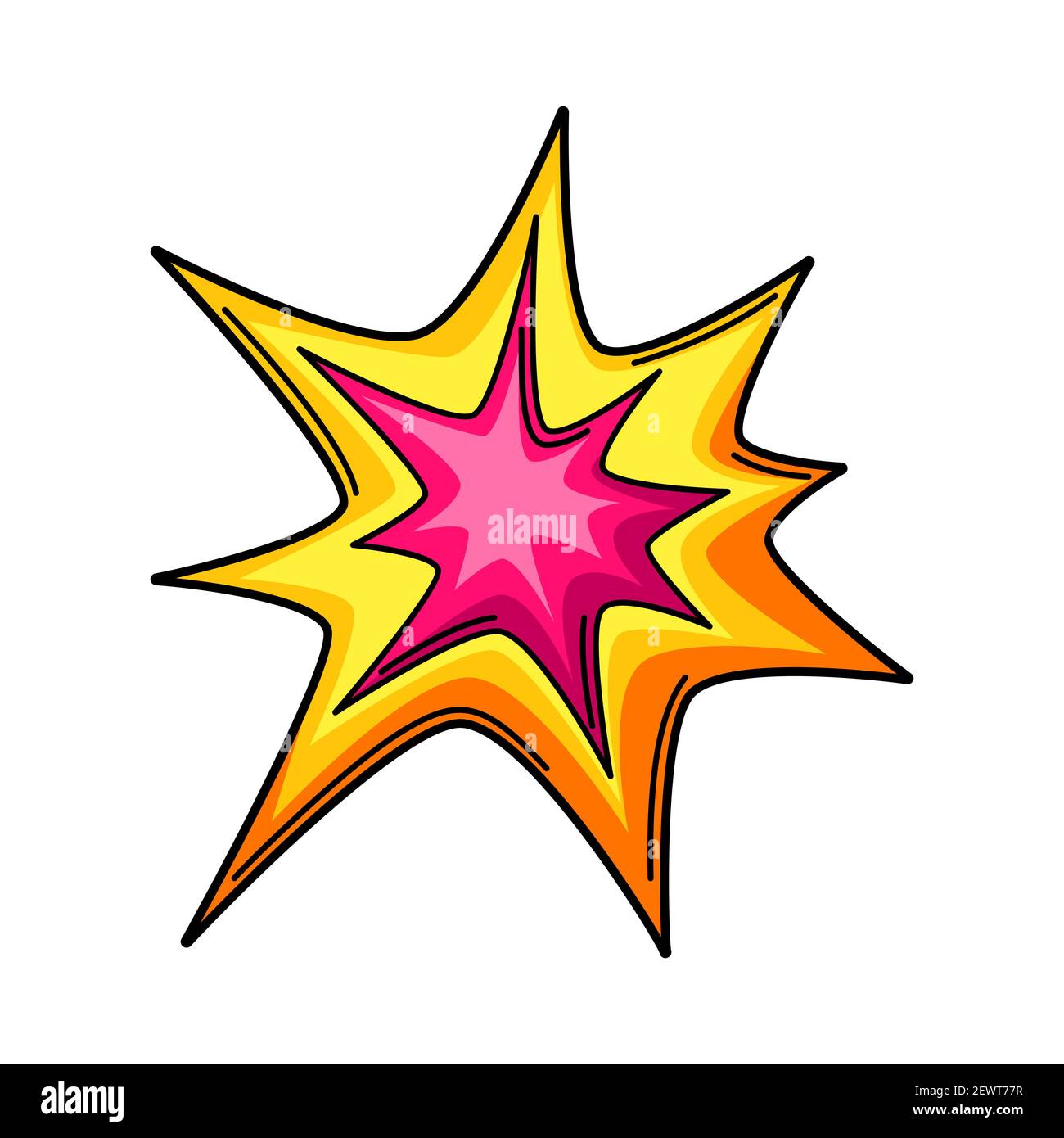 Illustration of explosion Stock Vector Image & Art - Alamy