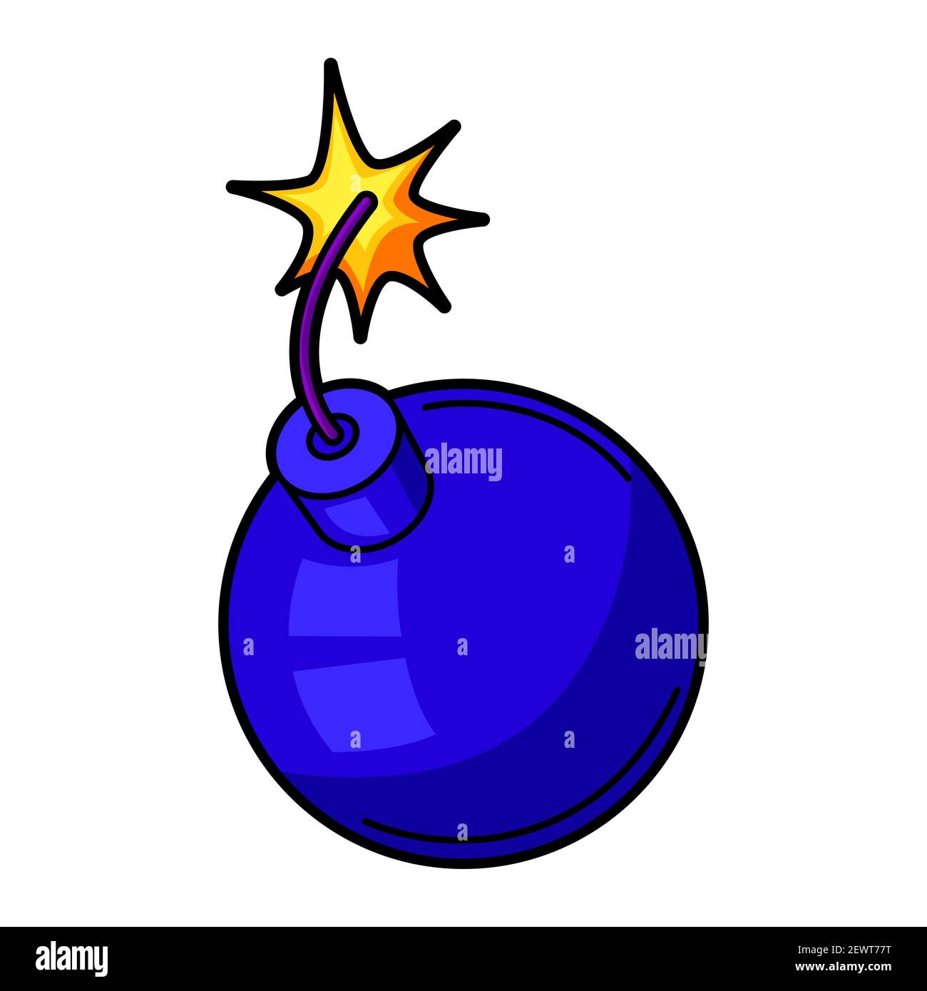 Illustration of bomb Stock Vector Image & Art - Alamy