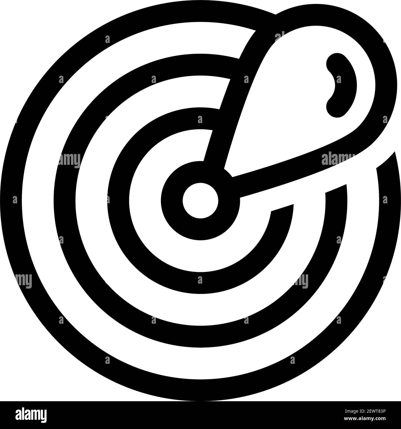 drop radar logo design vector. simple signal radar sign with water drop ...