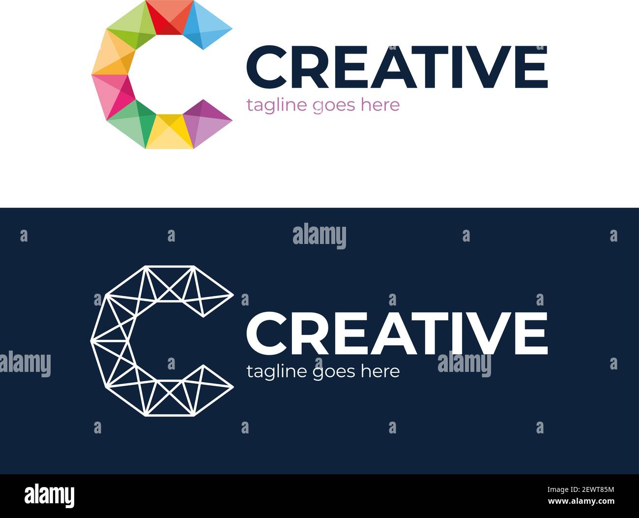 Business corporate letter C logo design vector. Colorful Letter C ...