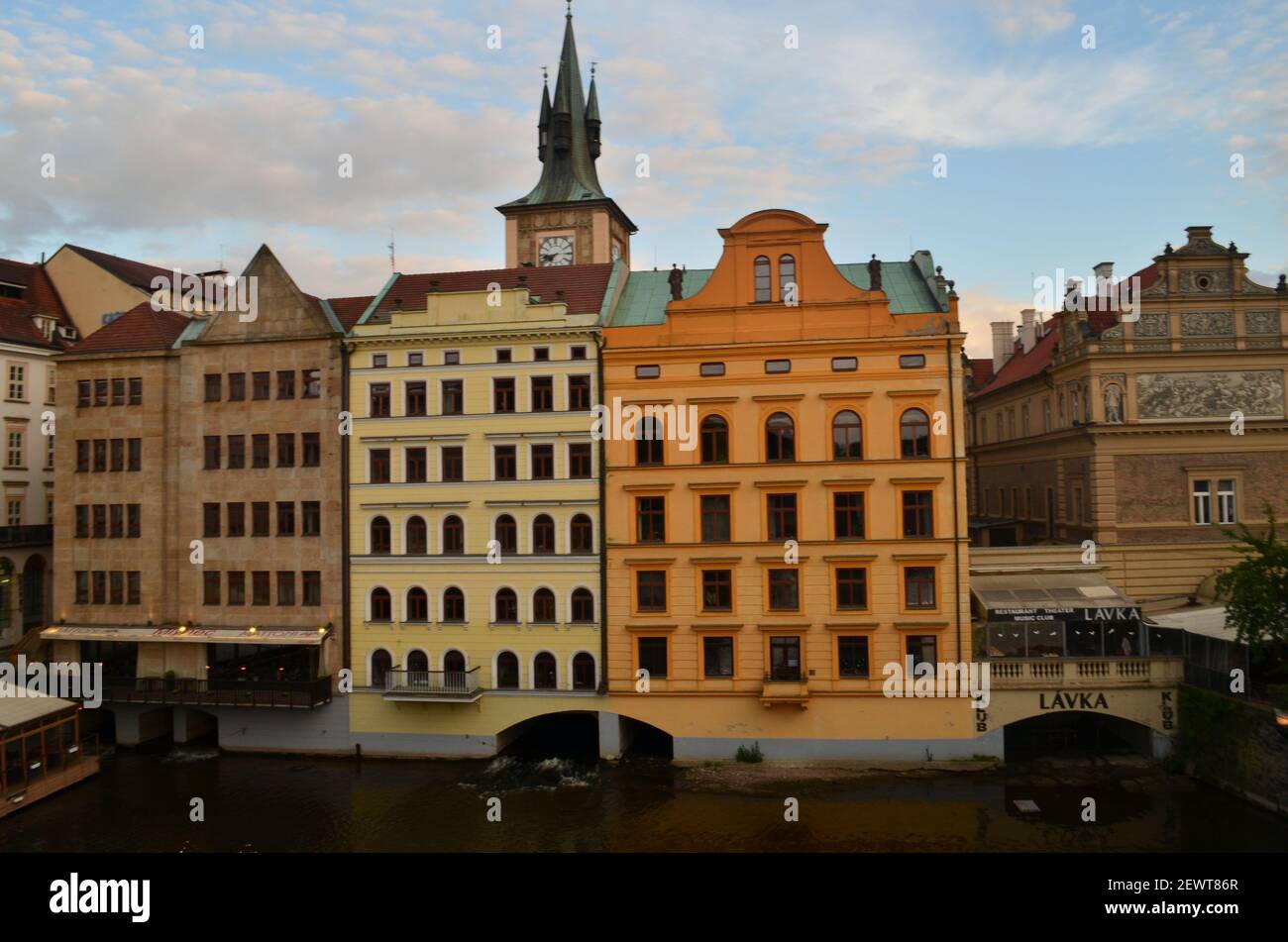 Prague, Czech Republic - 2016: Czech Republic city skyline, tourist ...