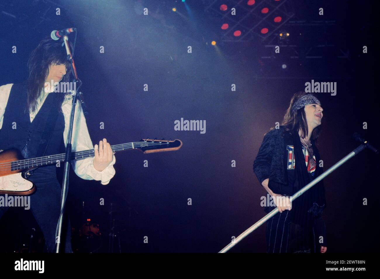 Nigel Mogg and Spike Gray from The Quireboys live at Hammerswithh Odeon ...
