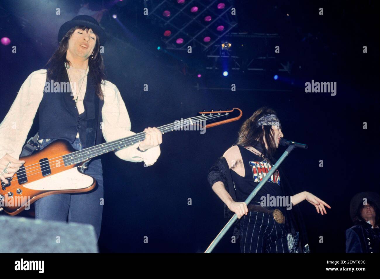 Nigel Mogg and Spike Gray from The Quireboys live at Hammerswithh Odeon ...