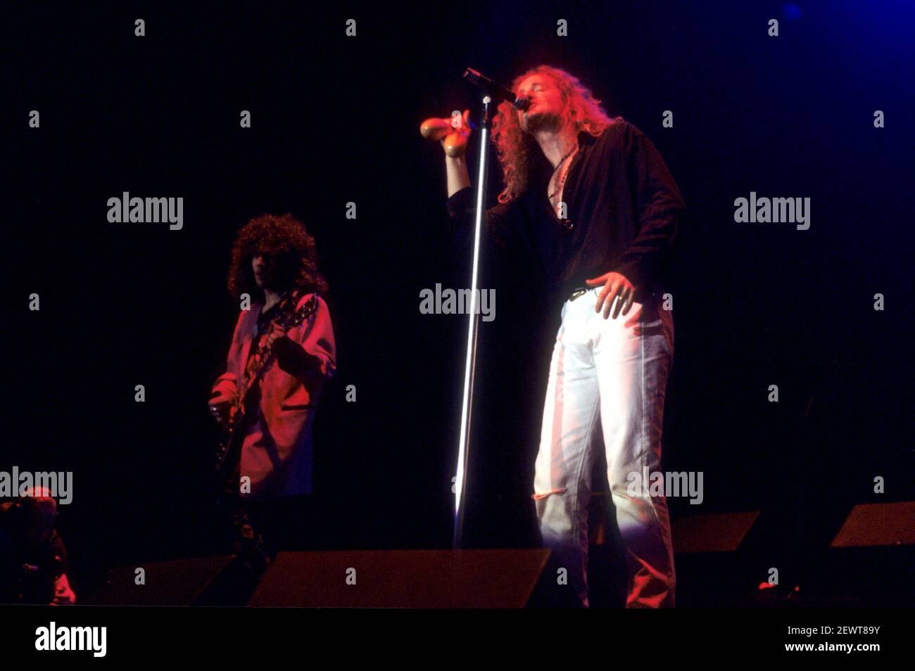 Bruce John Dickinson and Toby Jepson from Little Angels live at the ...