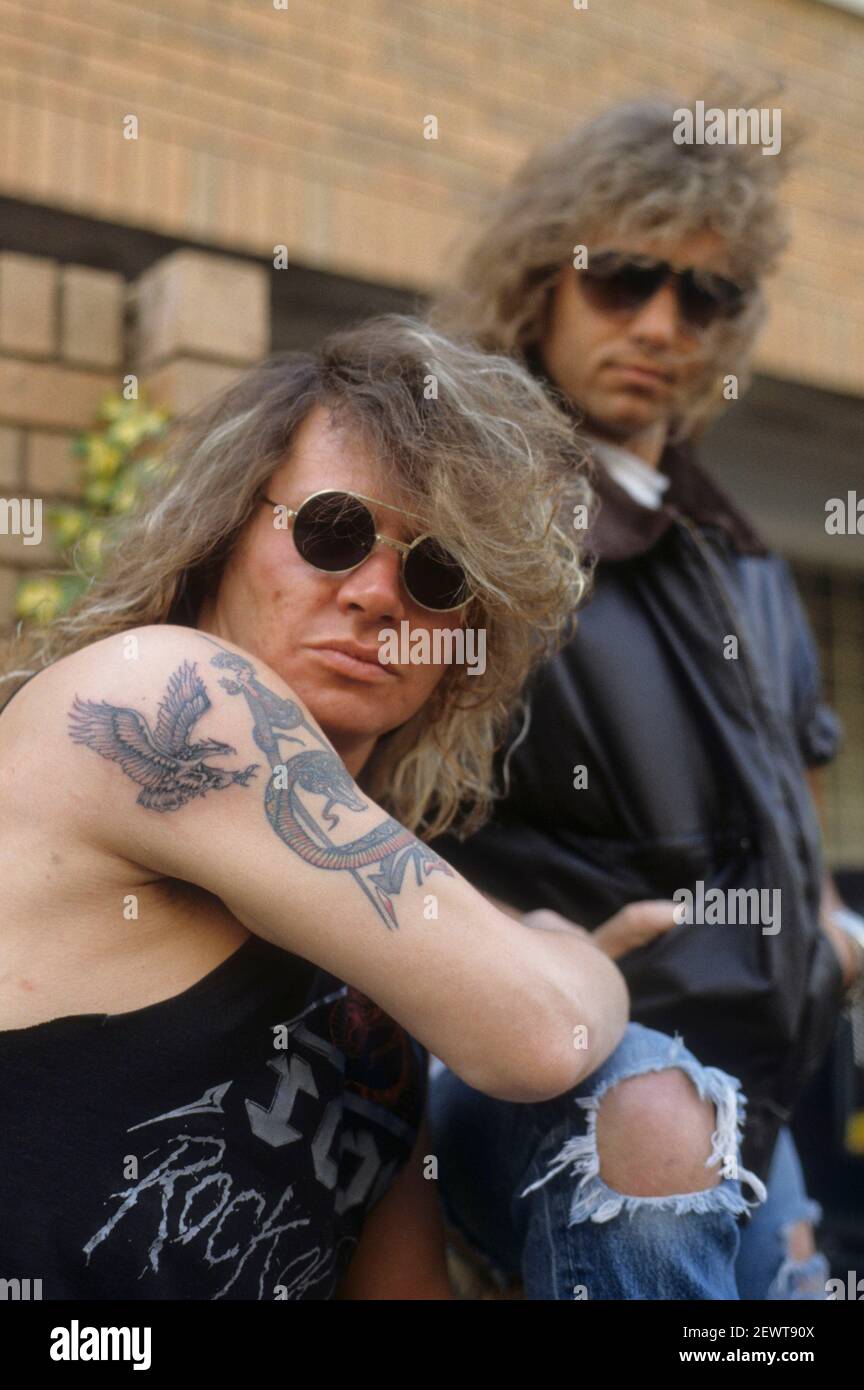 Icon's Dan Wexler and Jerry Harrison at a photoshoot at Atlantic ...