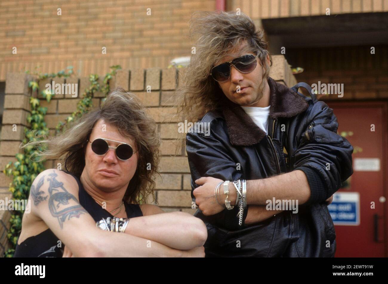 Icon's Dan Wexler and Jerry Harrison at a photoshoot at Atlantic ...