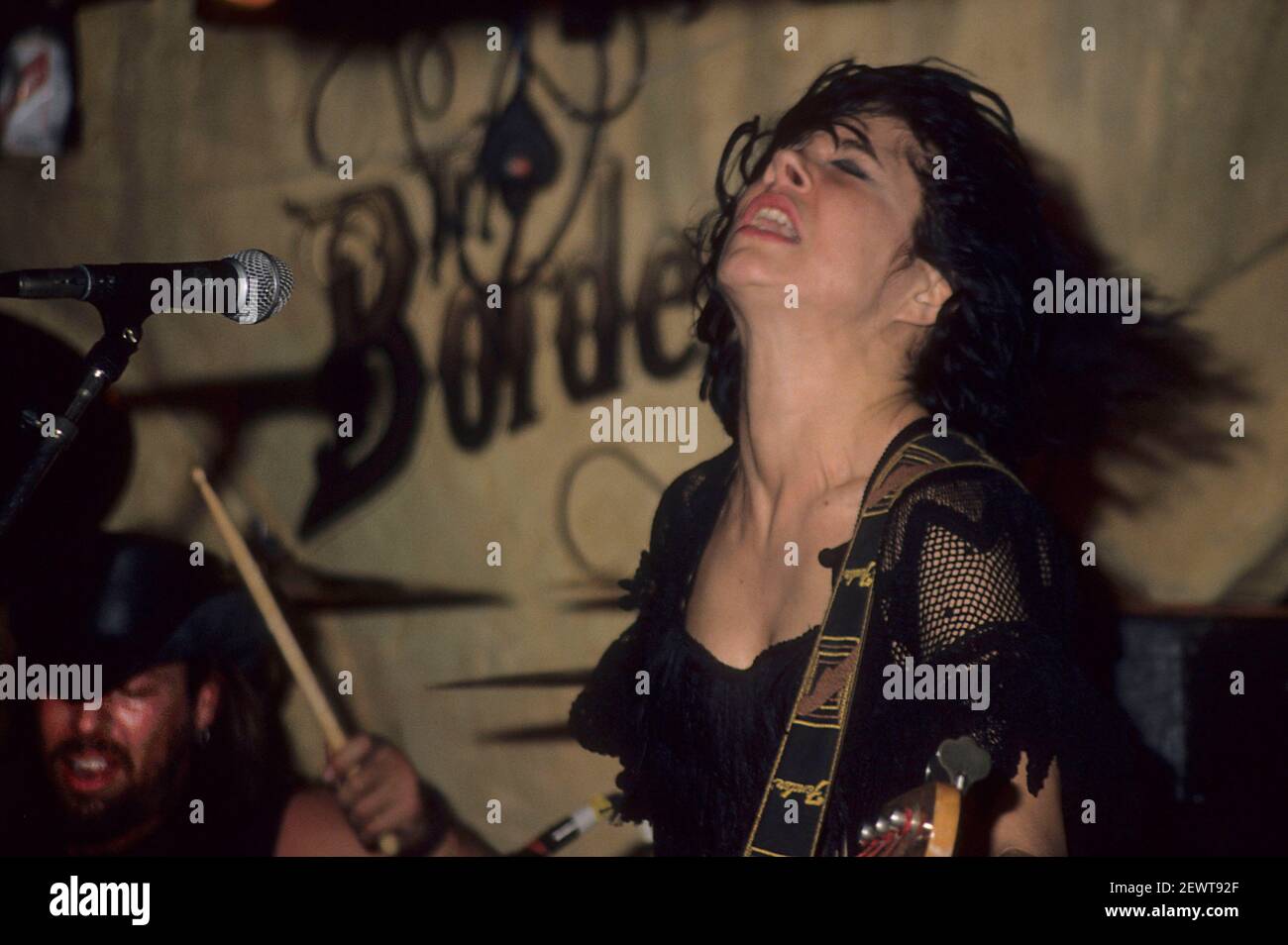 Harry Rushakoff and Johnette Napolitano from Concrete Blonde live on ...