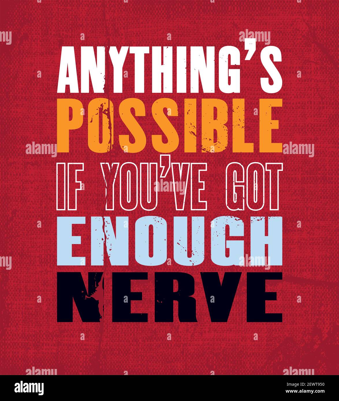 Anything is possible Stock Vector Images - Alamy