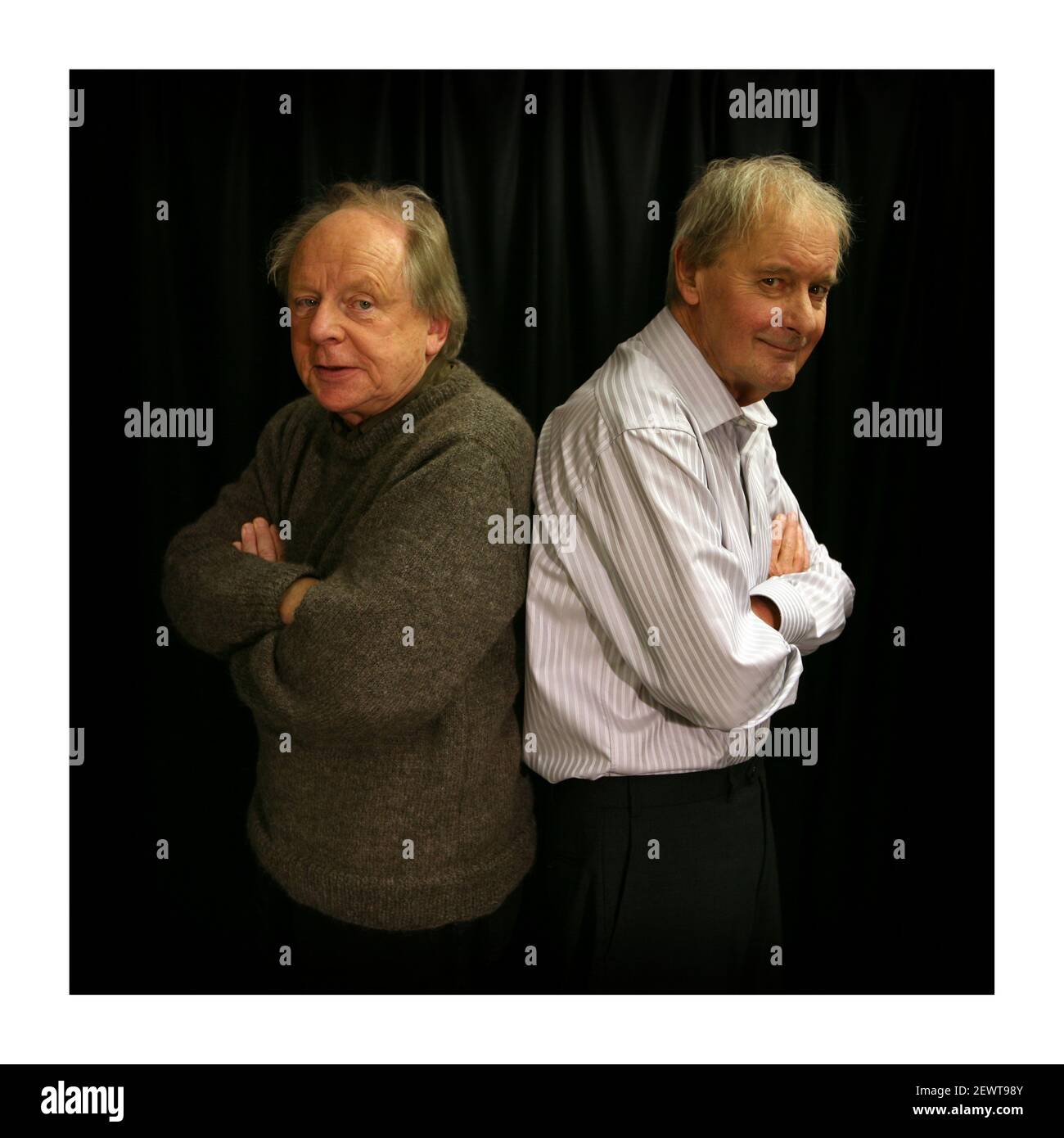 John Bird and John Fortune interview at MTV studio in Camden ...