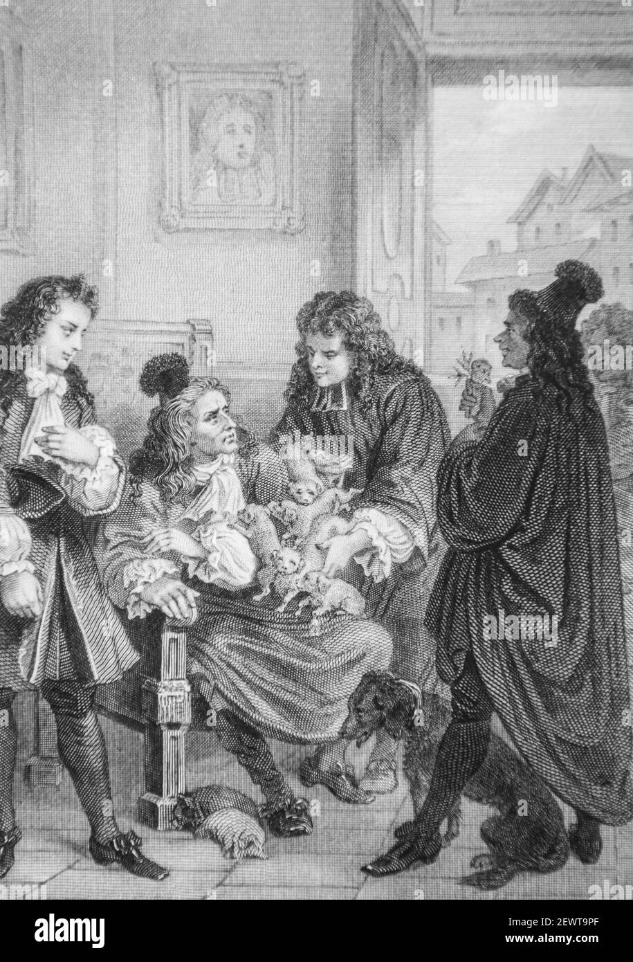 les plaideures, oeuvres de jean racine ,illustrations de j.staal ...