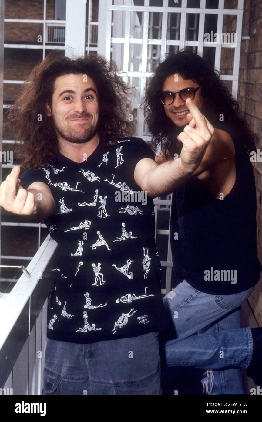 Armored Saint's John Bush at an exclusive photoshoot at the Holiday Inn ...