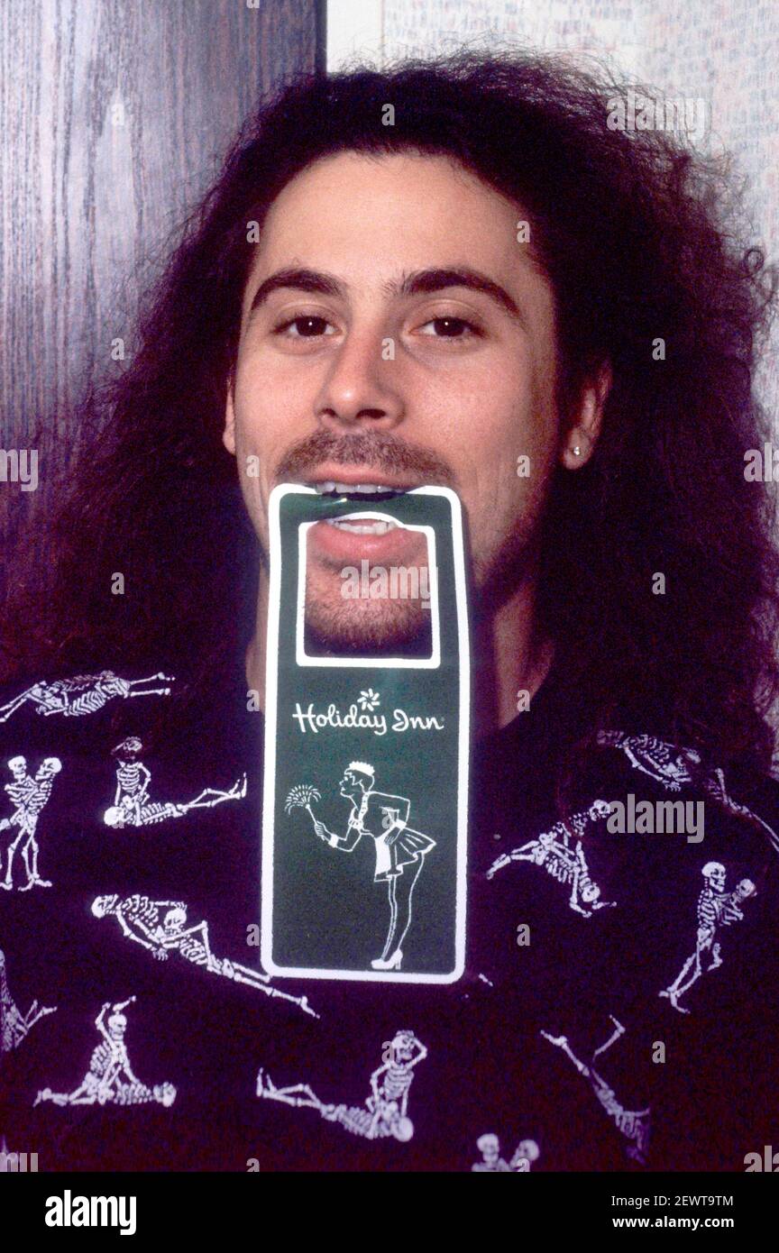 Armored Saint's John Bush at an exclusive photoshoot at the Holiday Inn ...