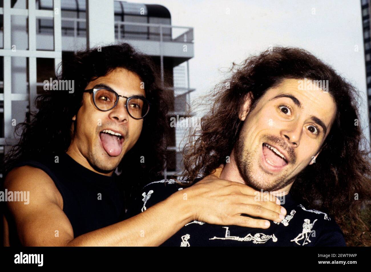 Phil Sandoval and John Bush from Armored Saint at an exclusive ...