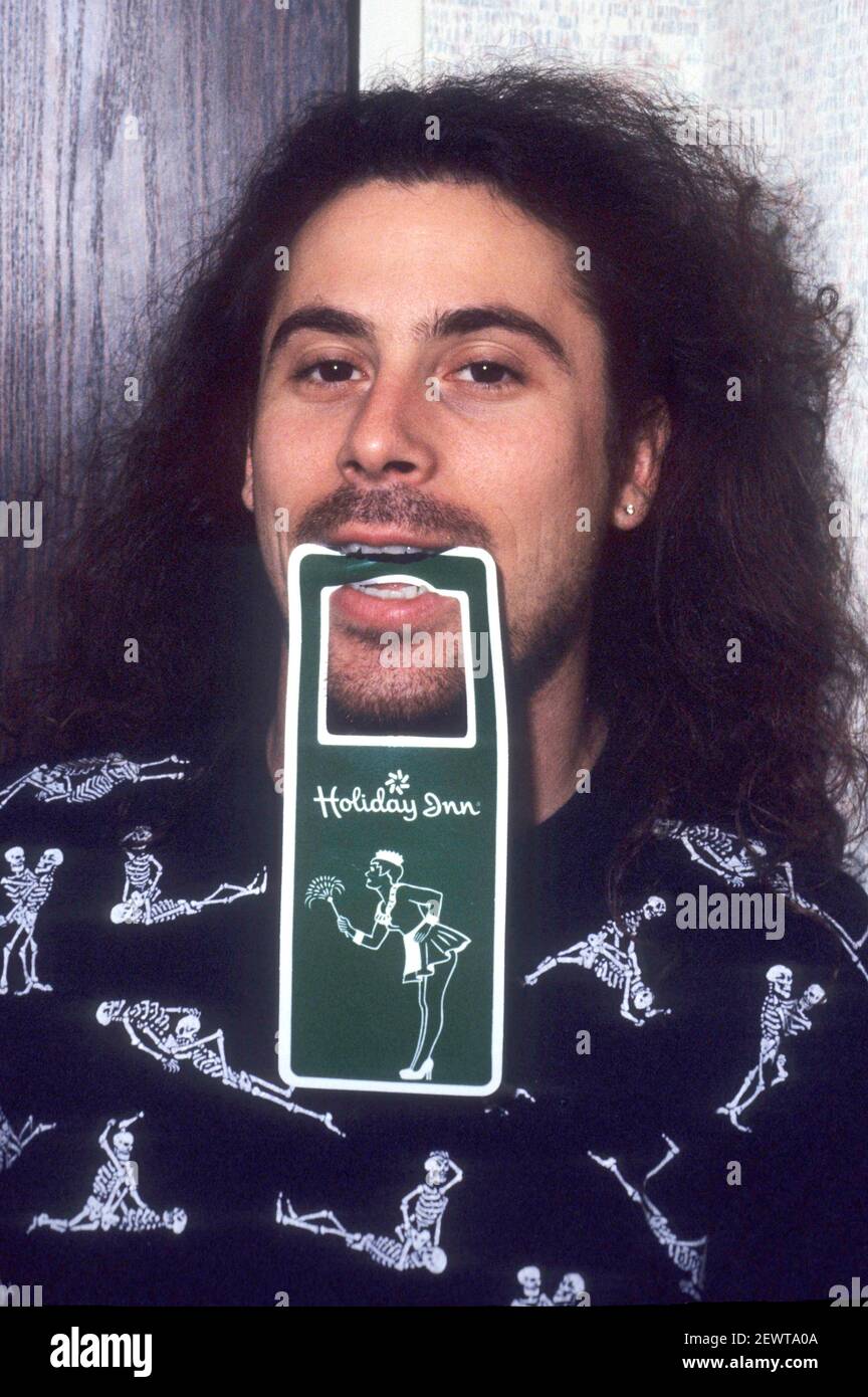 Armored Saint's John Bush at an exclusive photoshoot at the Holiday Inn ...