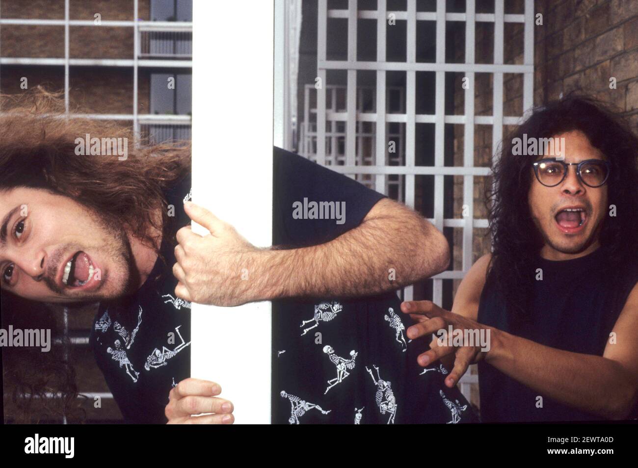 Armored Saint's John Bush at an exclusive photoshoot at the Holiday Inn ...
