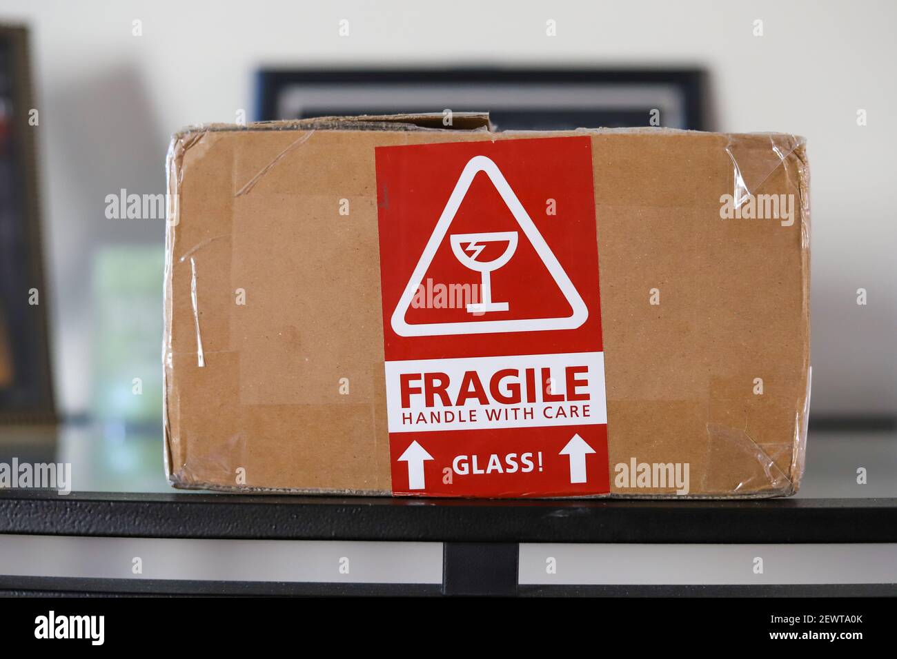 Fragile Sticker High Resolution Stock Photography and Images - Alamy