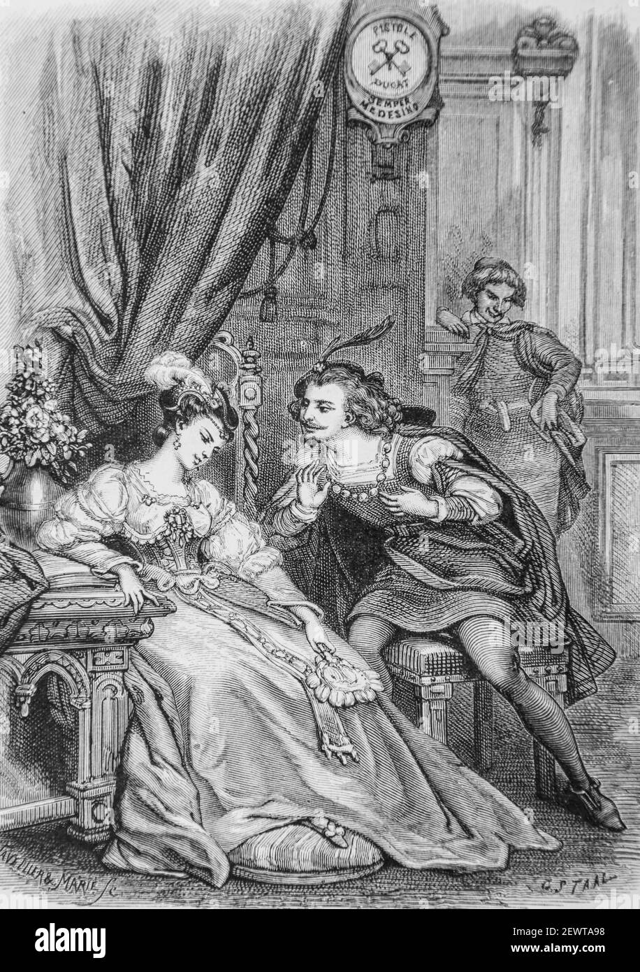 le magnifique, , contes de la fontaine editeur garnier freres 1870 ...