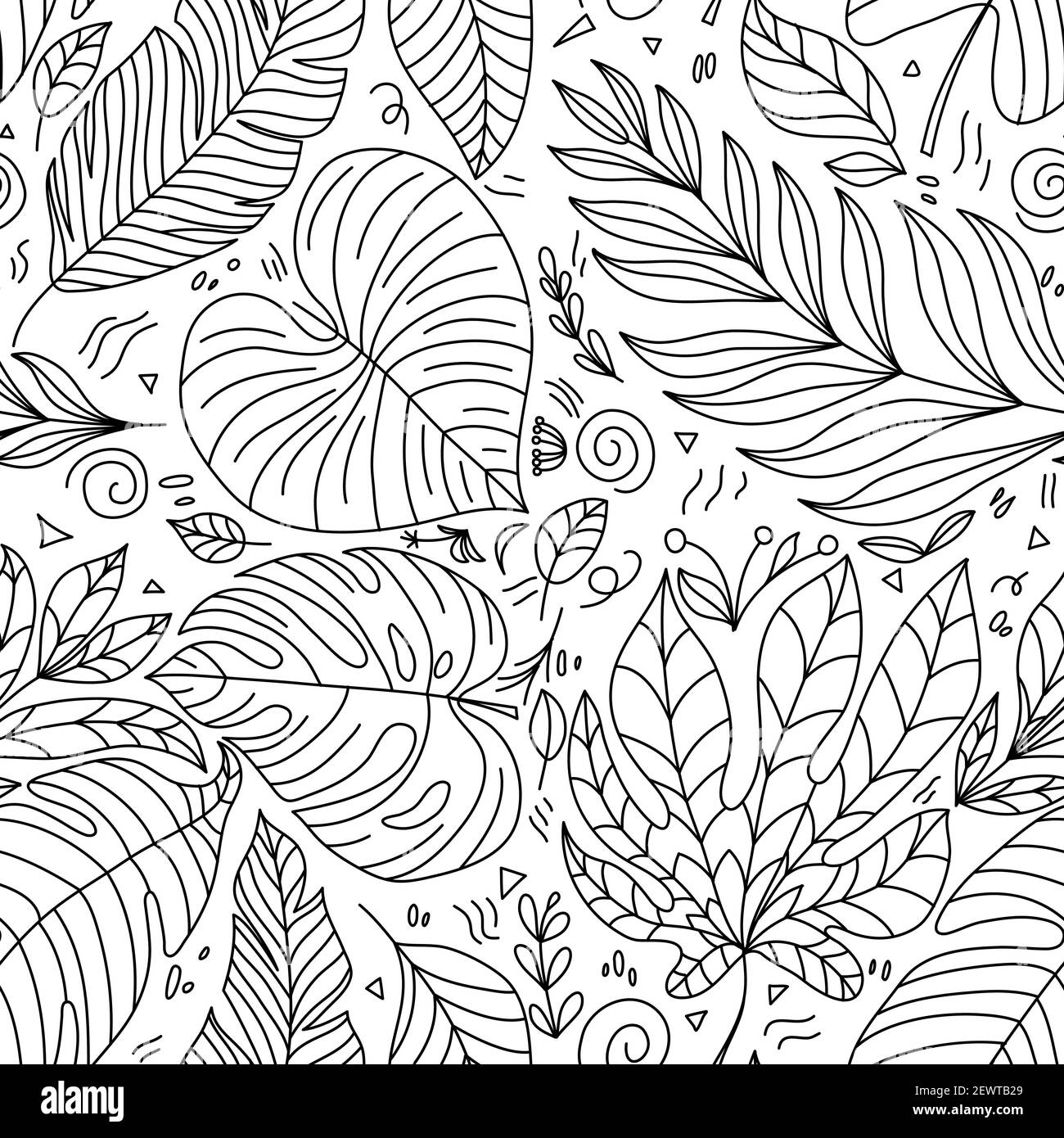 Ornament for fabric Black and White Stock Photos & Images - Alamy