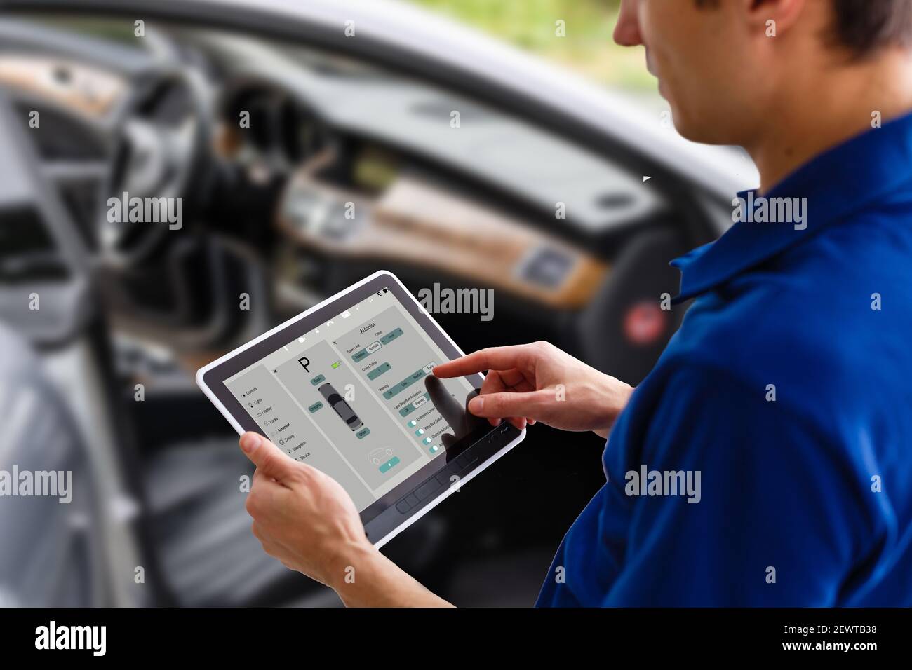 Car touch pad hi-res stock photography and images - Alamy