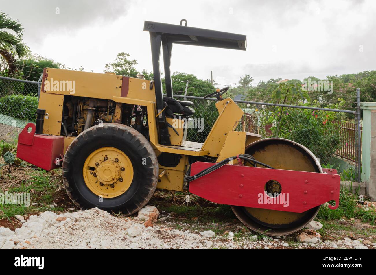 Road roller compactor hi-res stock photography and images - Alamy