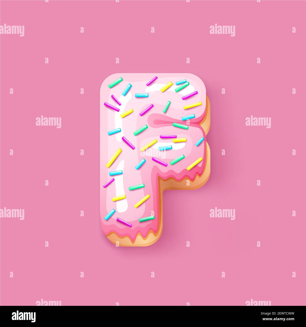 Bold text on pink Stock Vector Images - Alamy
