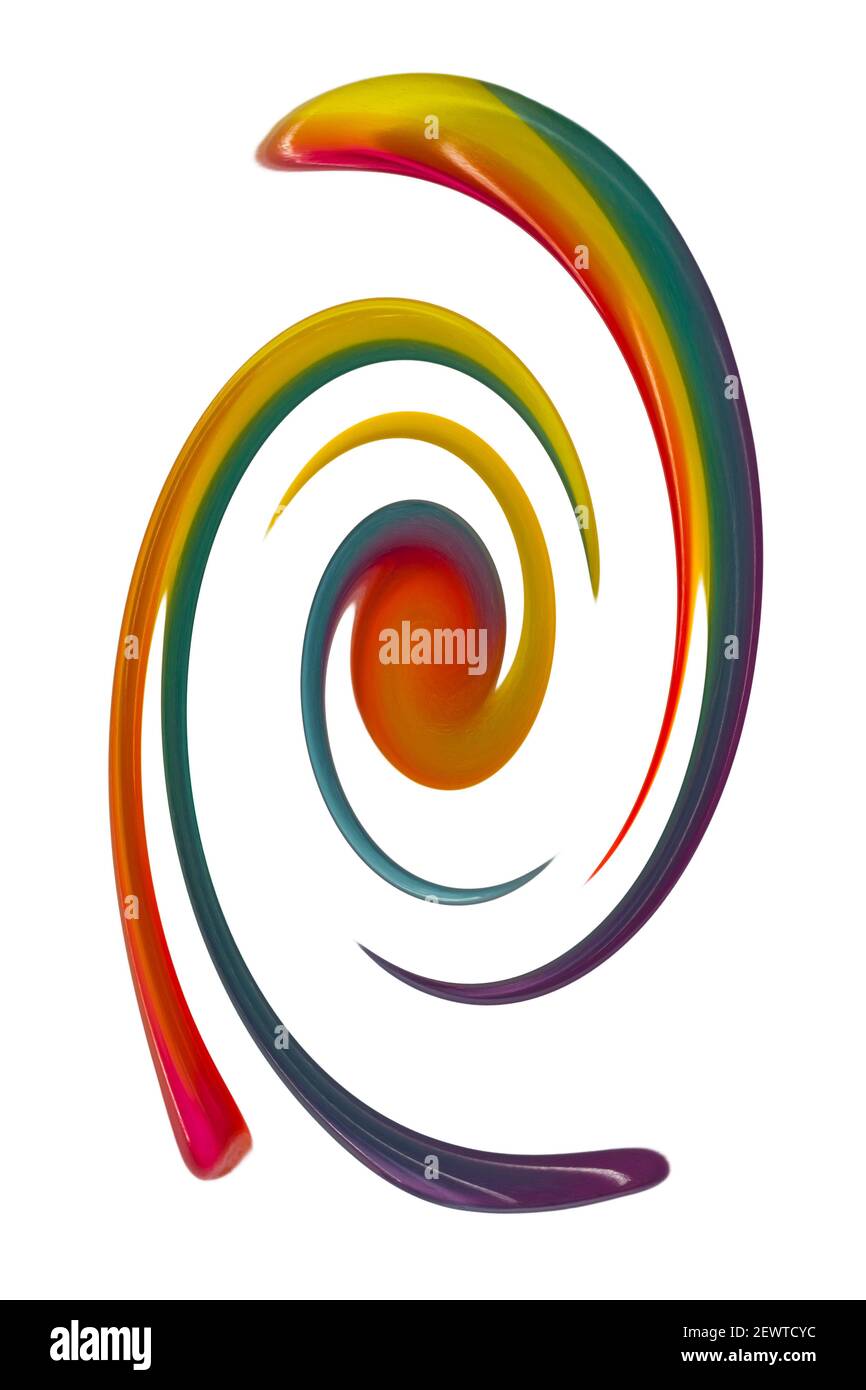 Abstract pattern in colours Cut Out Stock Images & Pictures - Alamy