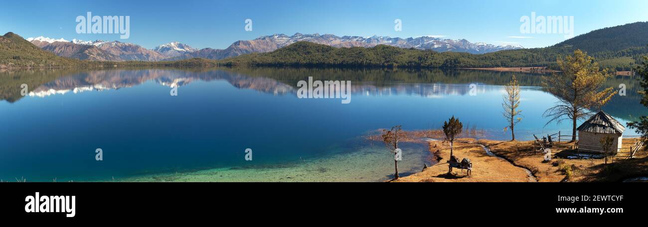 View of Rara Daha or Mahendra Tal Lake - Rara trek - Mugu District ...