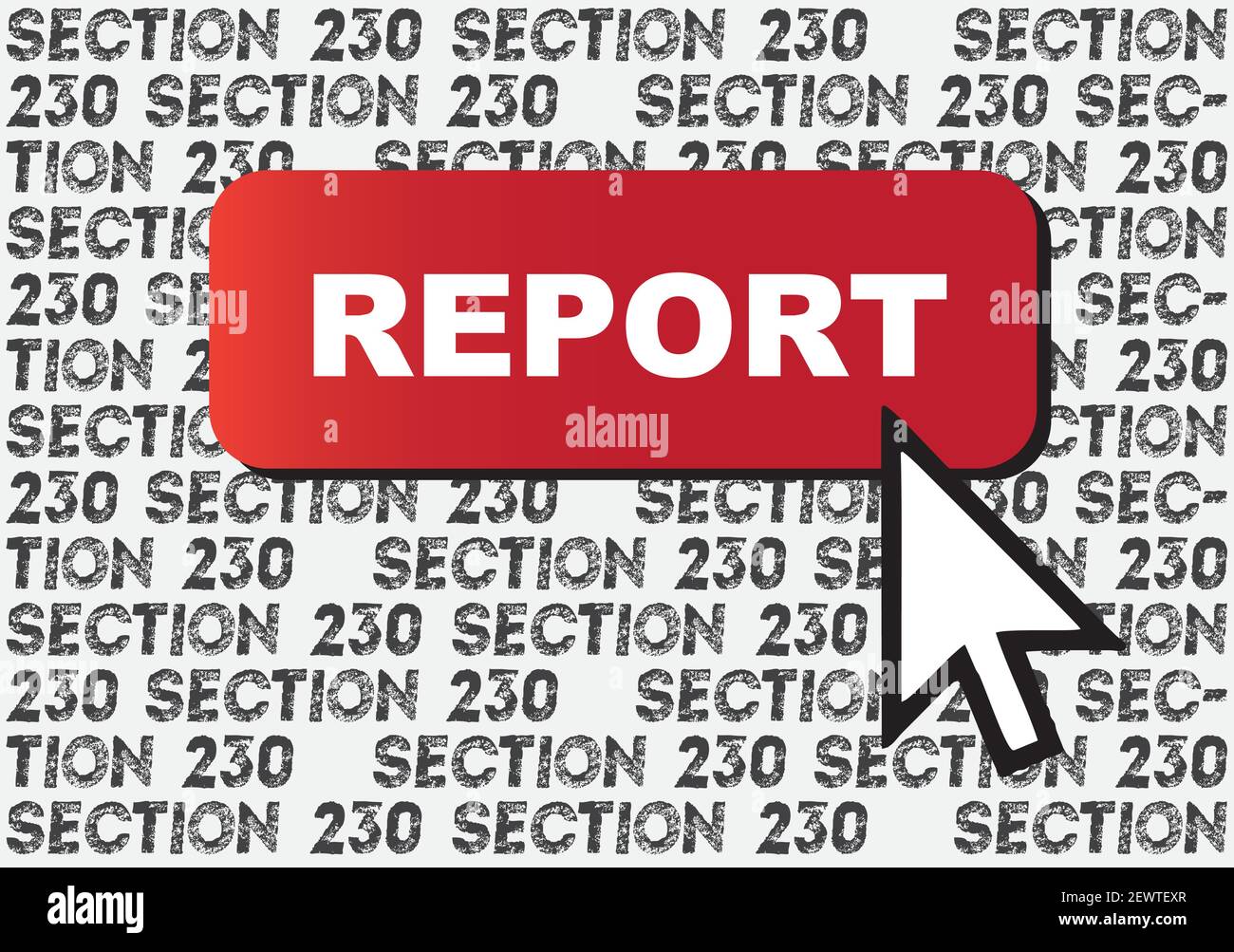 Section 230 of Communication Decency Act vector illustration Stock ...