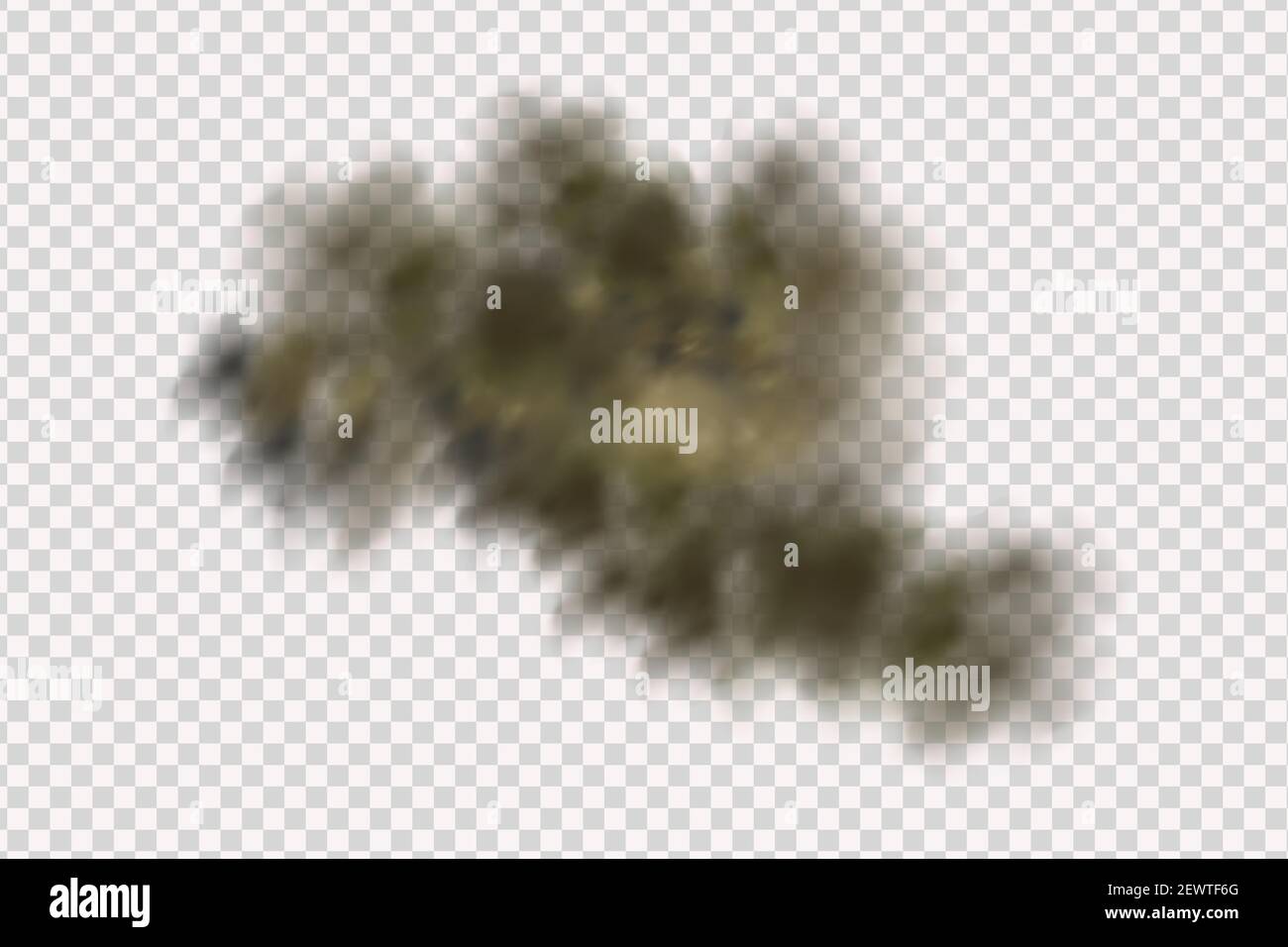 Realistic vector illustration.Sandstorm, a cloud of dust or sand flying ...