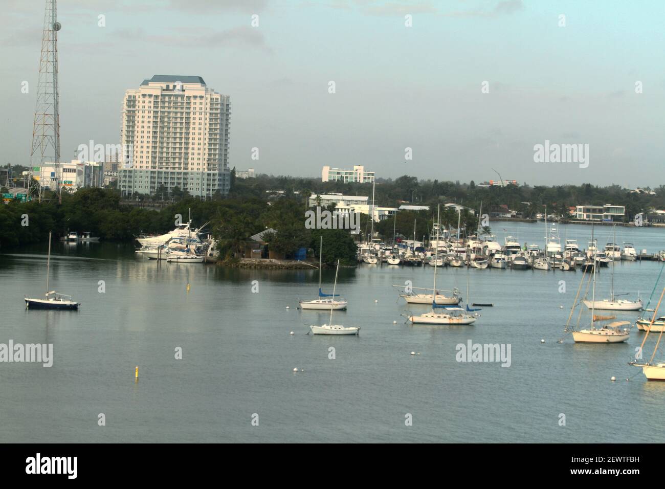 Miami fl usa marina hi-res stock photography and images - Alamy