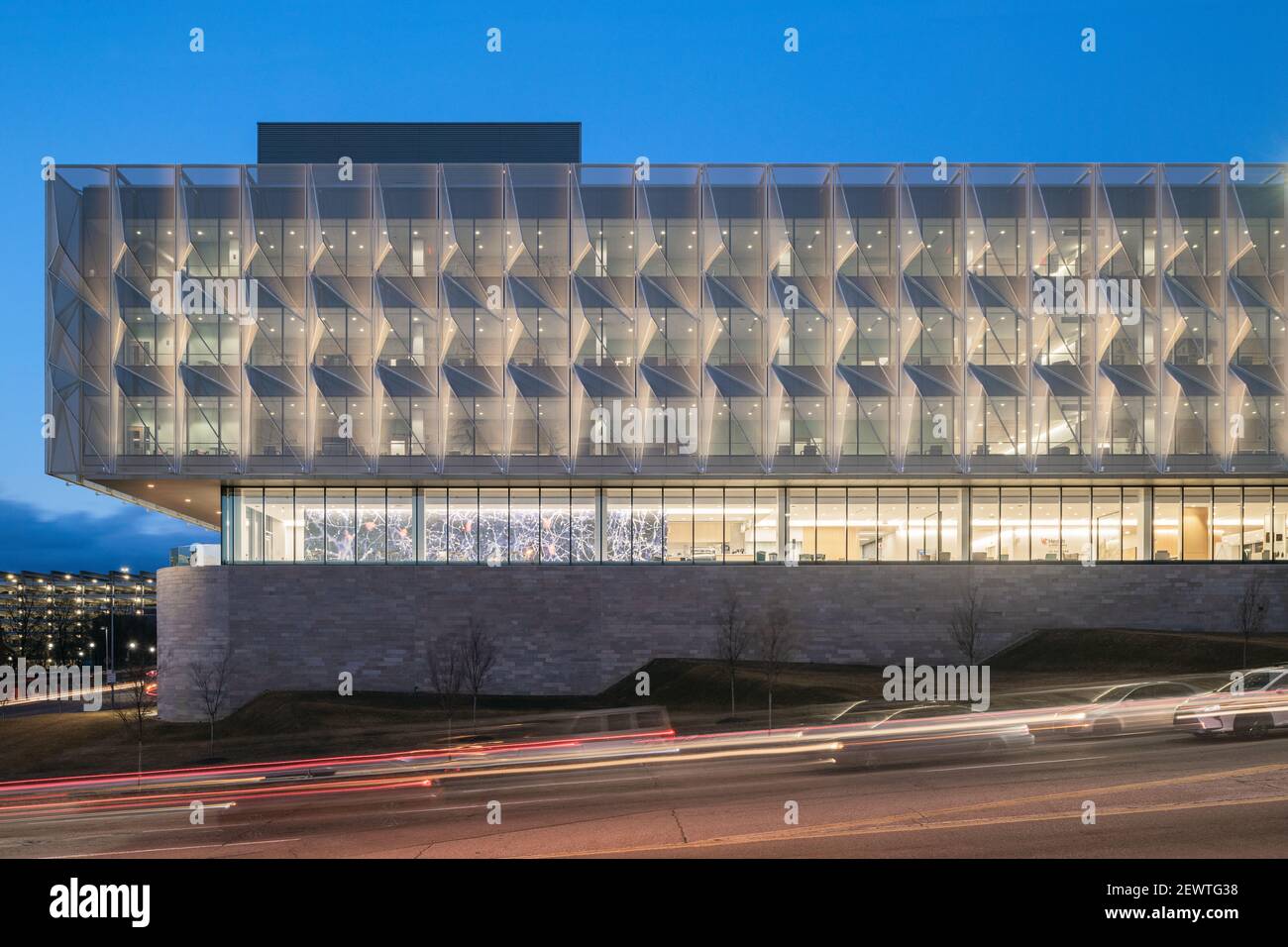 Gardner Neuroscience Institute at the University of Cincinnati, designed by Perkins & Will Stock ...
