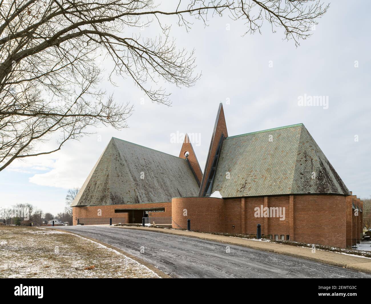 First Baptist Church, designed by Harry Weese Stock Photo - Alamy