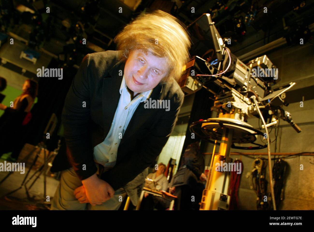 Geoff Atkinson of Vera Productions in the studio with Rory Bremner pic ...
