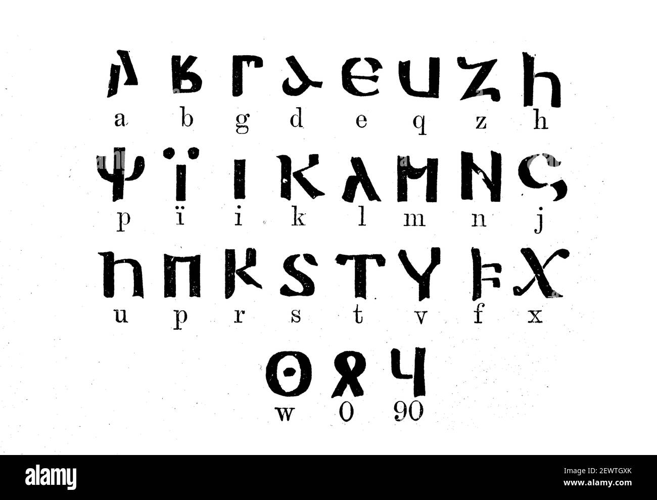 Gothic alphabet hi-res stock photography and images - Alamy