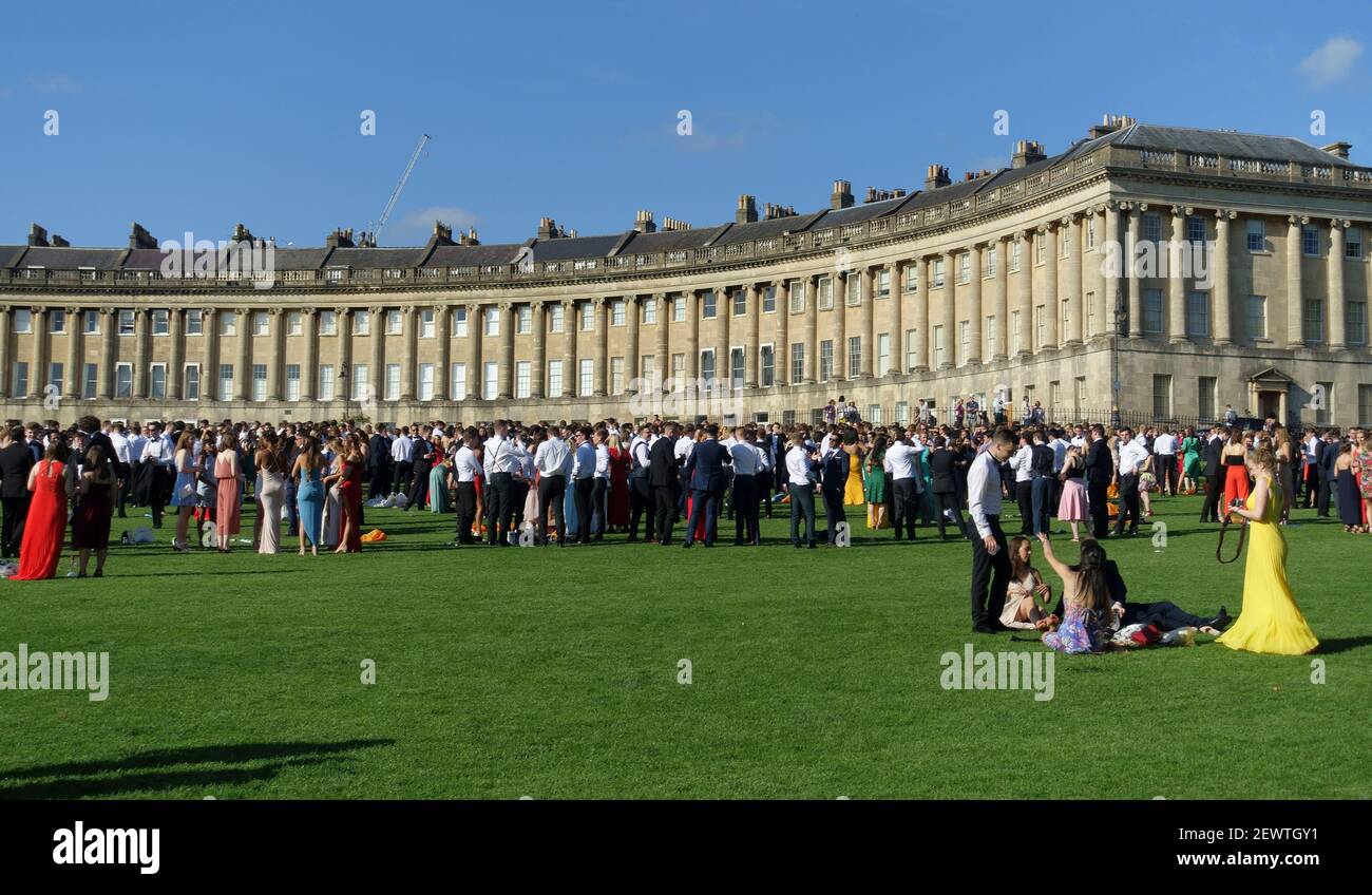 University of Bath graduation party Bath Somerset England UK Stock ...