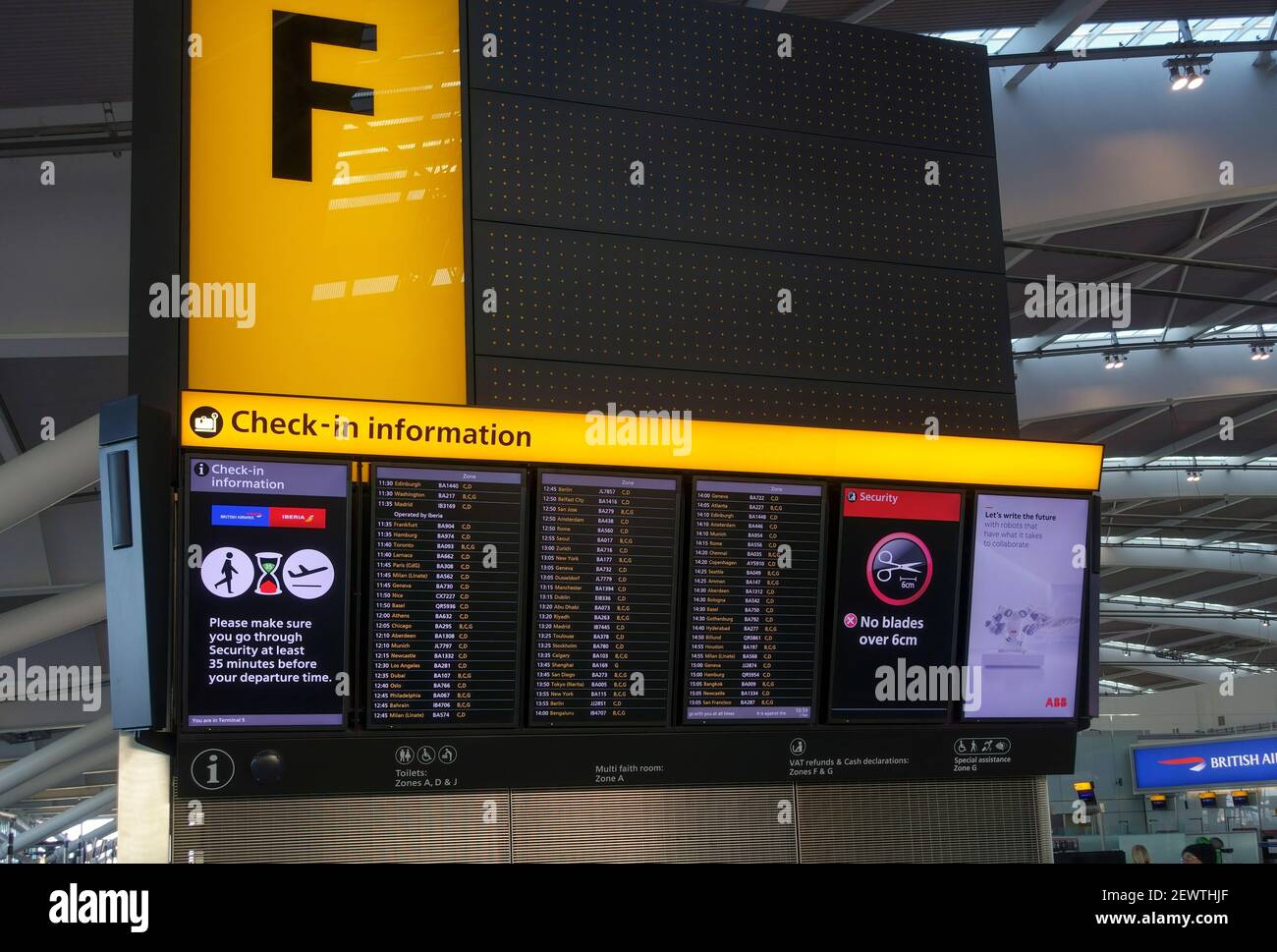 Queen elizabeth terminal heathrow hi-res stock photography and images ...