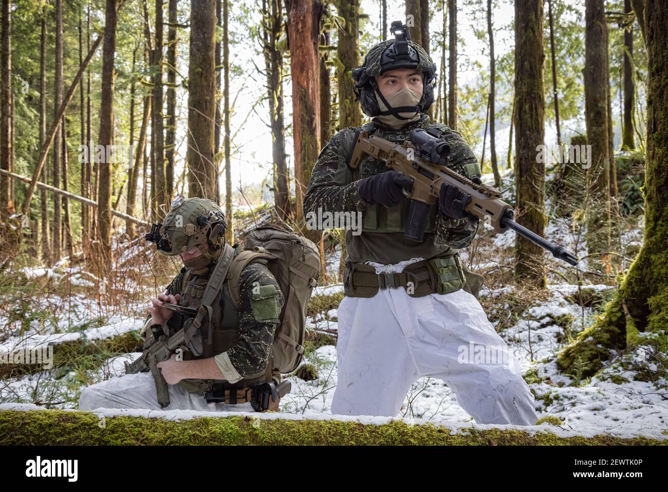 Army Man wearing Tactical Uniform Stock Photo - Alamy