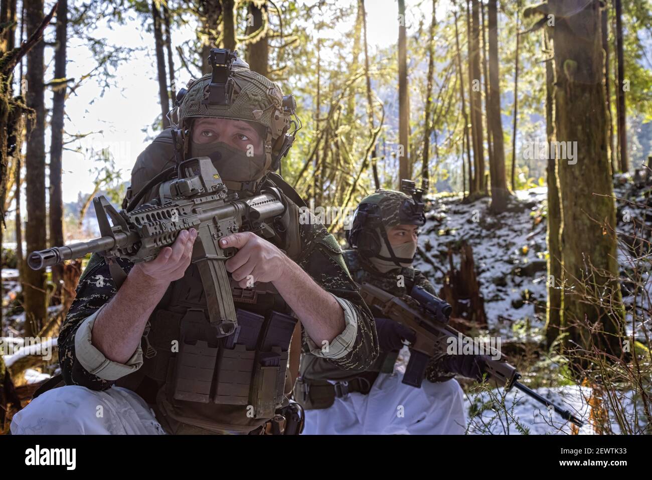 Army Man wearing Tactical Uniform Stock Photo - Alamy