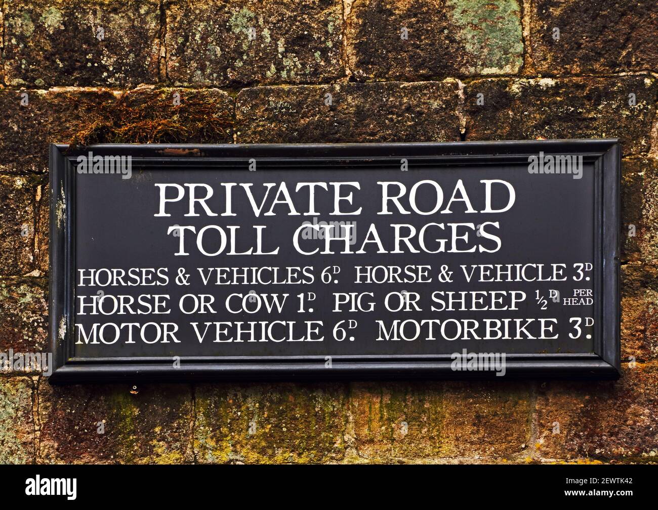 Toll Road Charges Stock Photo - Alamy