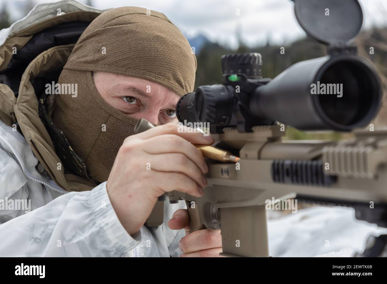 Army Man wearing Tactical Uniform Stock Photo - Alamy